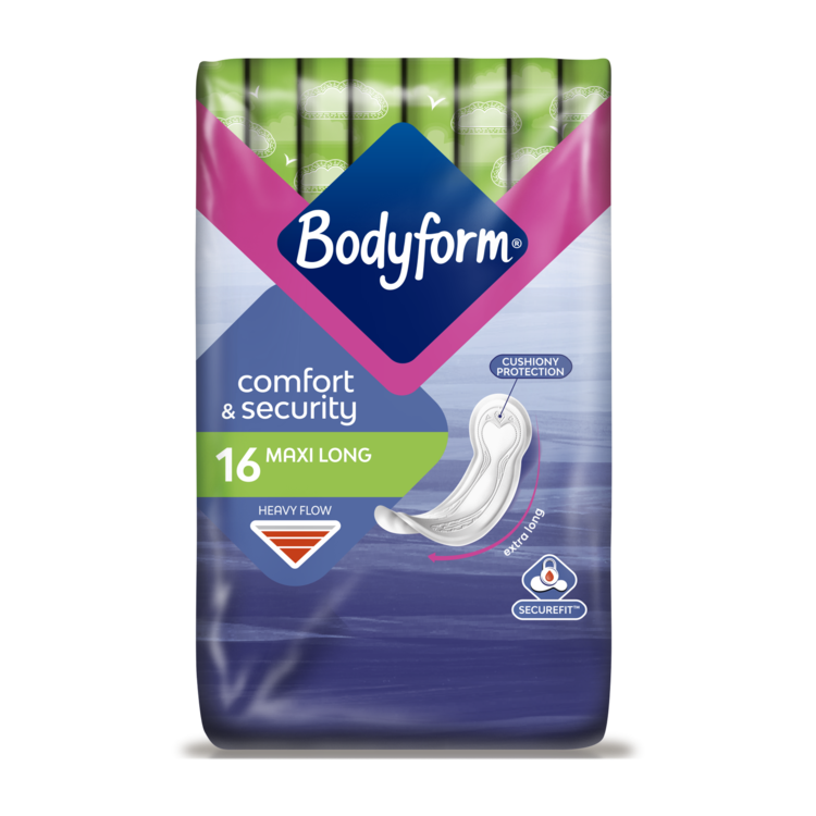 Bodyform Comfort & Security Maxi Long | Bodyform